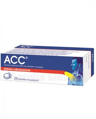 ACC, 200 mg, tabletki musujące, 20 sztuk ACC, 200 mg, tabletki musujące, 20 sztuk